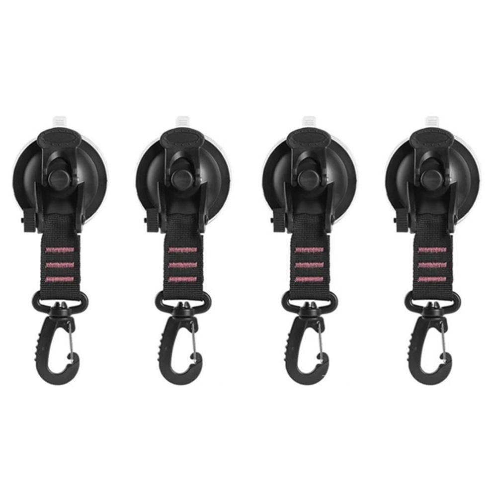 Suction Cup Hook|Heavy Duty Portable Hooks with Securing Hook 4 pcs ...