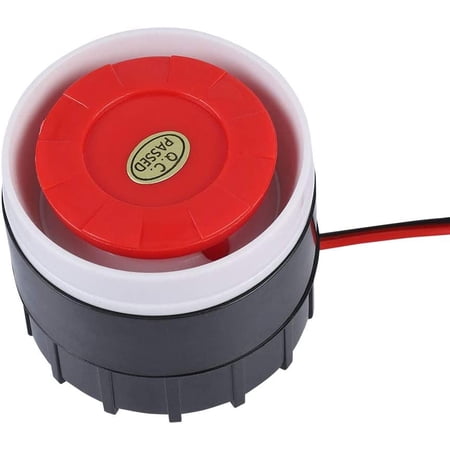 DC 12V Mini Siren Wired Siren Sound Alarm System Siren for Home ...