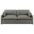 Grayson Sloped Arm Upholstered Sofa Grey - Walmart.com