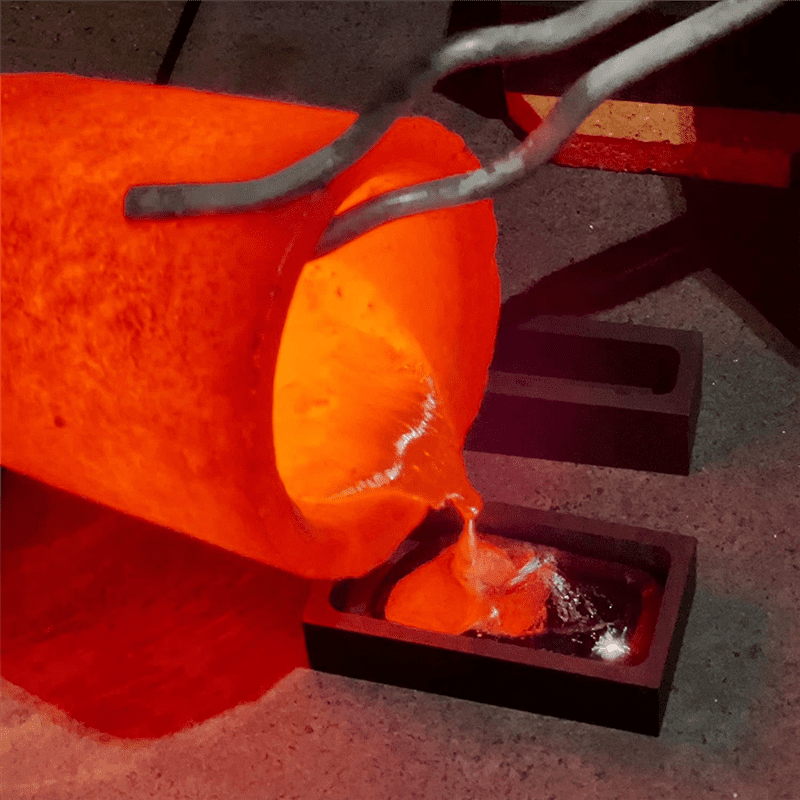 Buy 2 Pcs (4-2kg) Graphite Ingot Molds for Melting Casting Refining ...