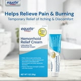 Equate Hemorrhoid Relief Cream with 5% Lidocaine Topical Ointment ...