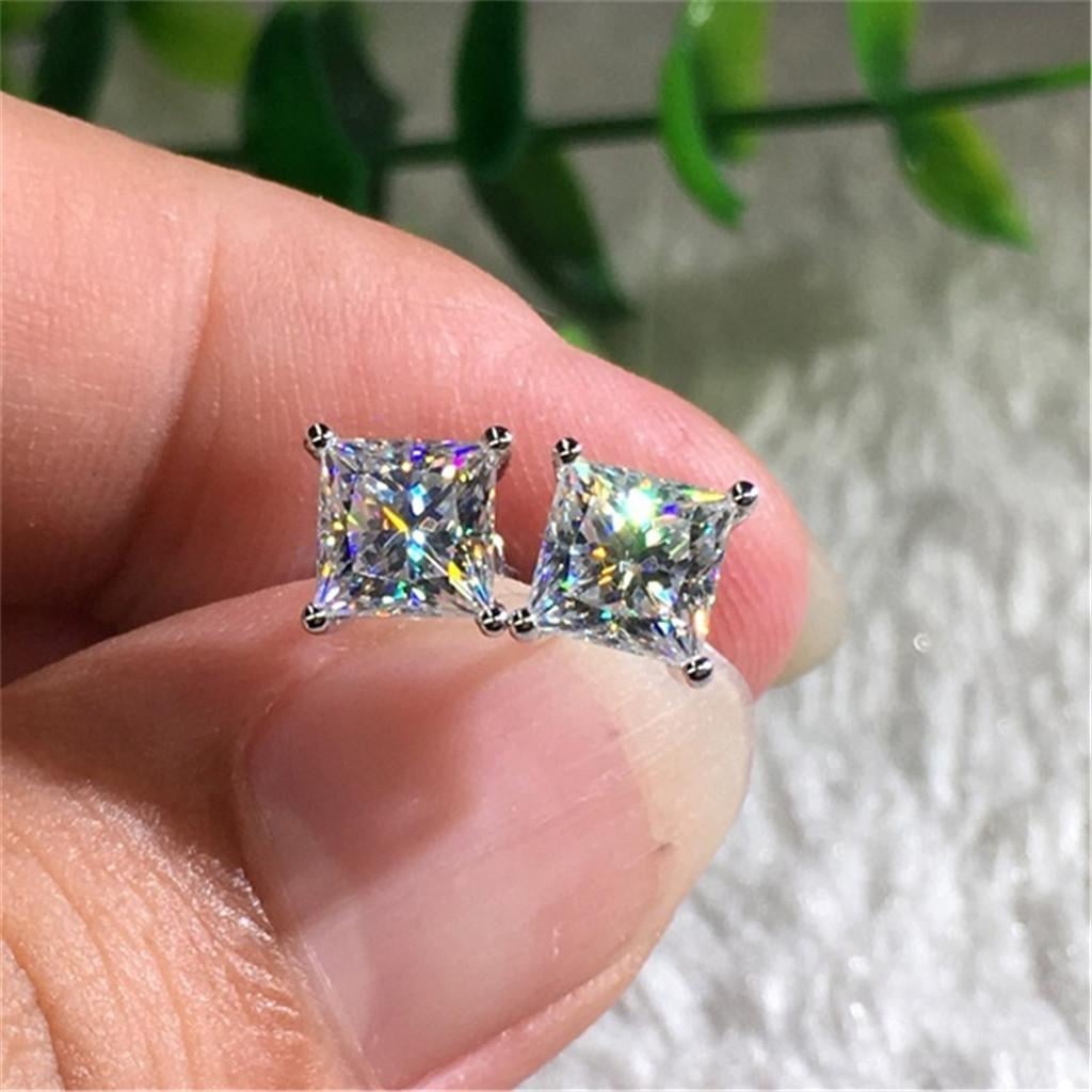 Click here for Colaxi Cubic Zirconia Stud Ears Hypoallergenic Wom... prices