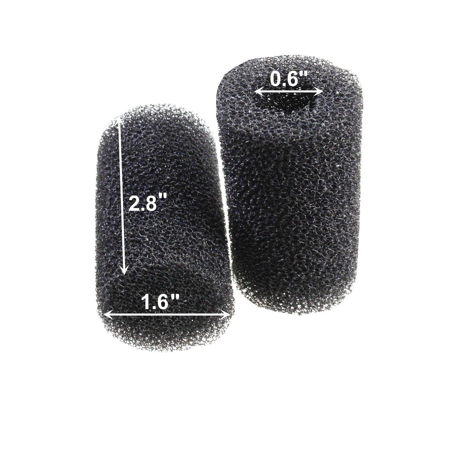 Aquaneat 6-Pack Pre-Filter Sponge for Aquarium Shrimp Fry Fish Tank ...