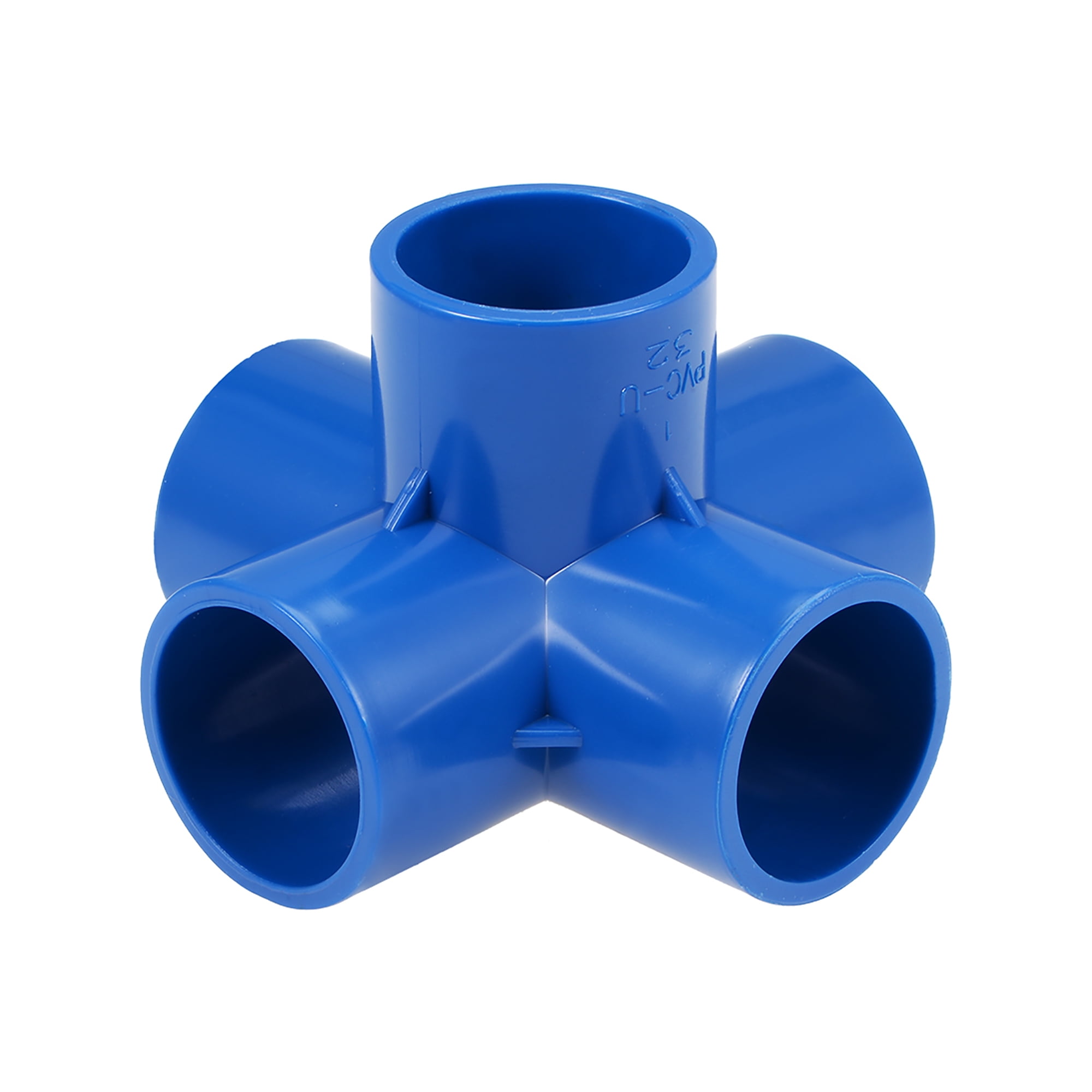 5-Way Elbow PVC Pipe Fitting,Furniture Grade,1-inch Size Tee Corner ...