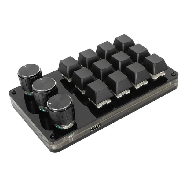 Macro Mechanical Keyboard, Hot Swappable Blue Switch Mini 12 Key Keypad For Gaming - Walmart.ca
