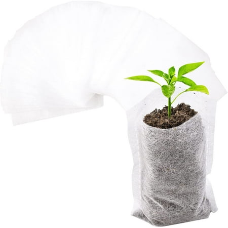 Biodegradable Non Woven Plant Pouches Fabric Seedling Pot Plant Bags ...