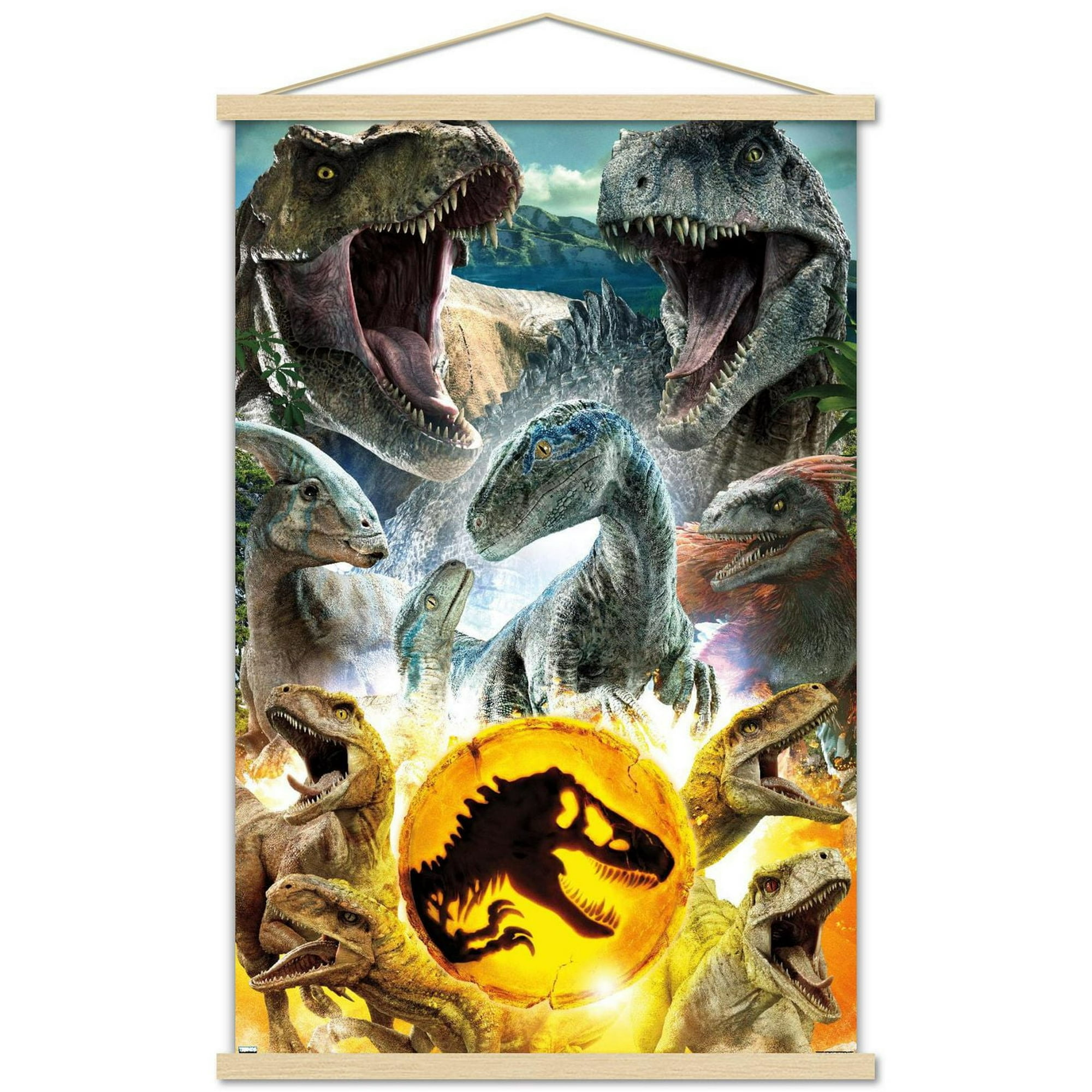 Click here for Jurassic World: Dominion Group 22.375 X 34 Wall Po... prices