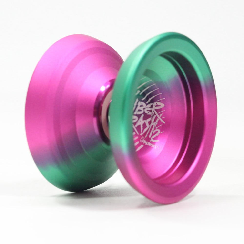 C3yoyodesign Cyber Crash 2 Yo-Yo - High Performance YoYo (Pink/Green ...