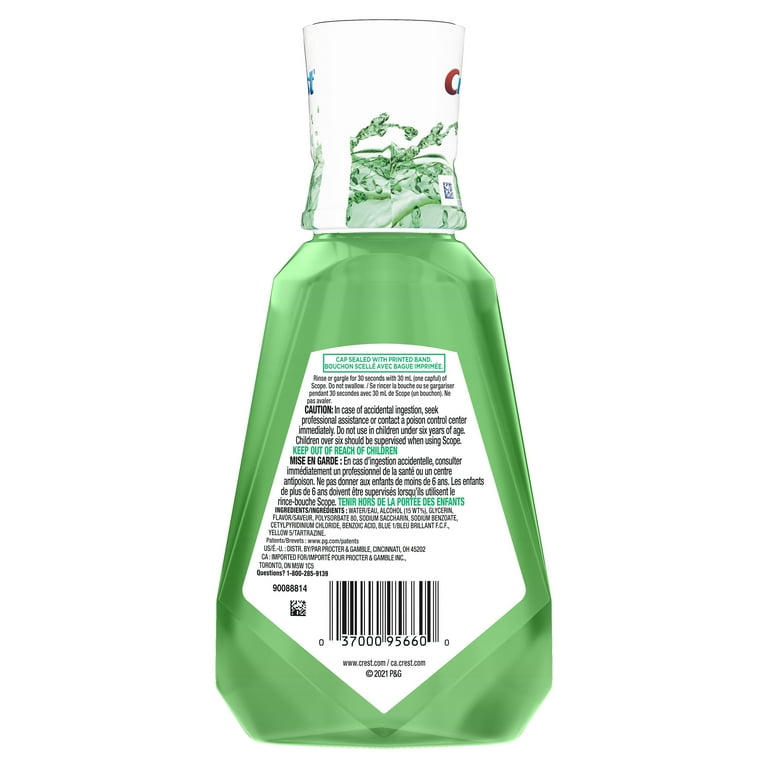 Scope Mouthwash Label