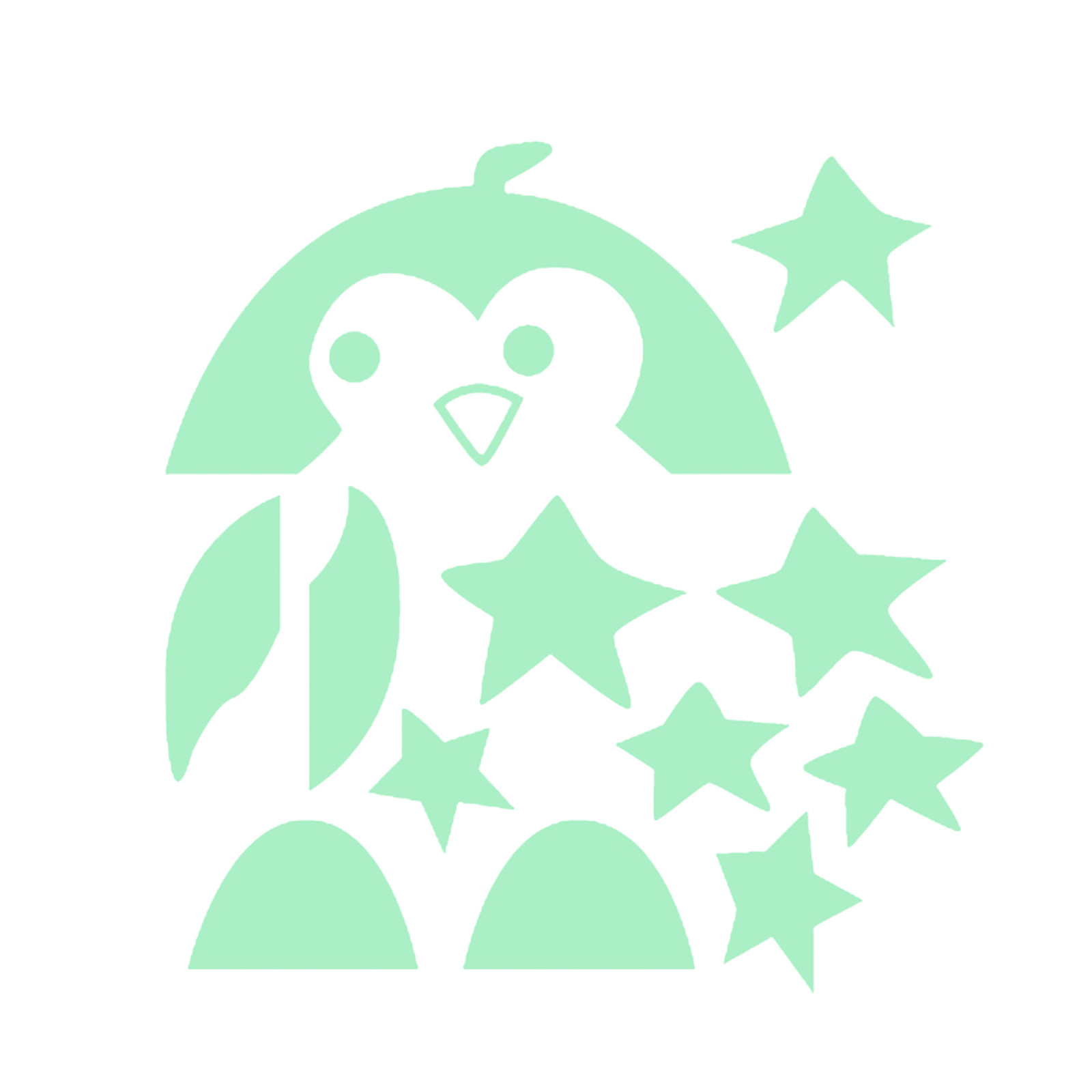 Stickers Fluorescent Sticker Luminous Carved Stickers Luminous Stickers ...