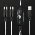 Universal MIDI Interface Adapter Connect Electric Pianos and Drums to ...