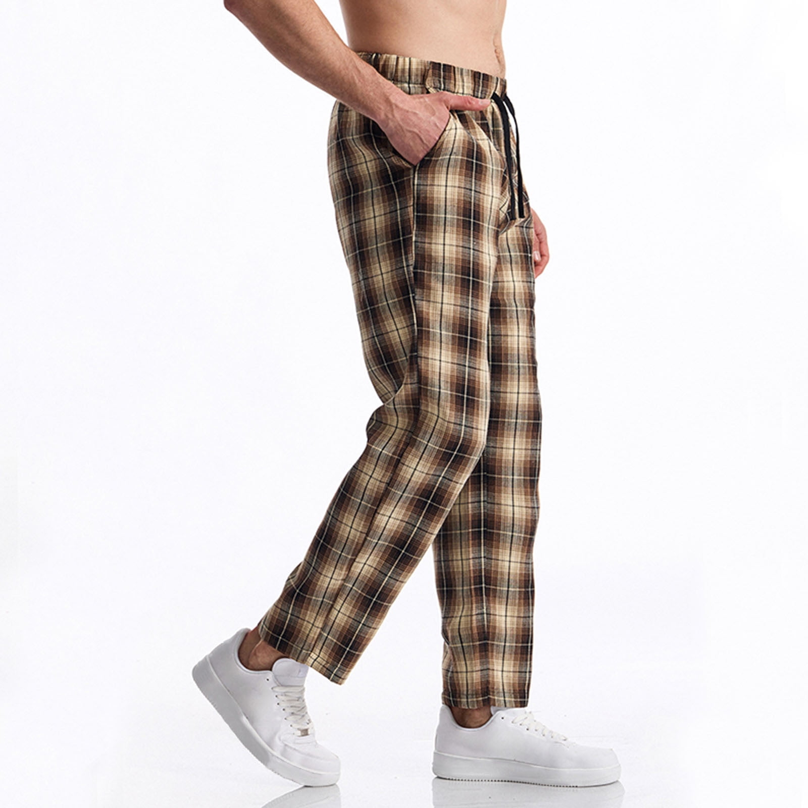 Click here for Asjyhkr Mens Pajama Pants Drawstring Elastic Waist... prices