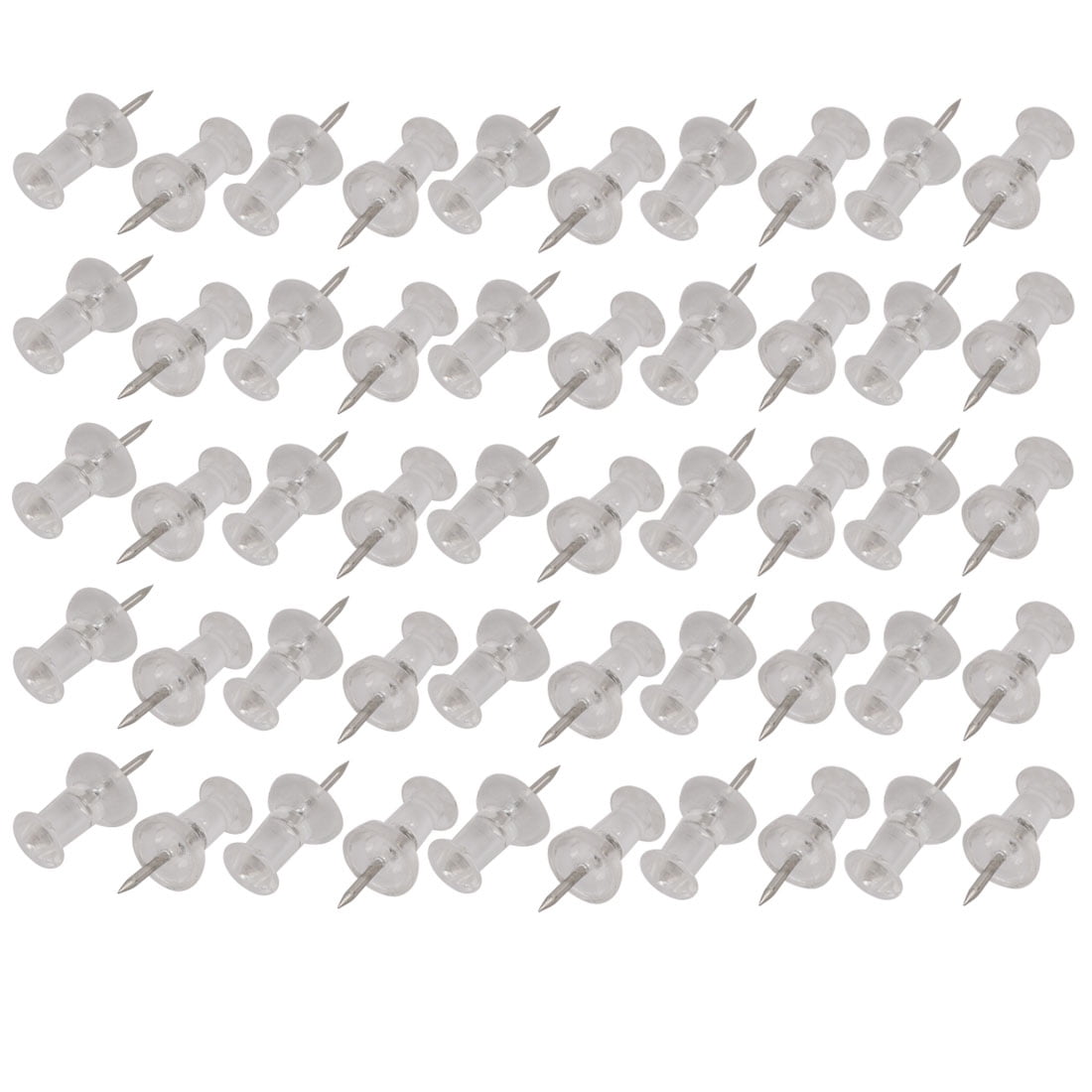 Office Plastic Head Metal Point Stationary Thumb Tack Push Pin Clips ...