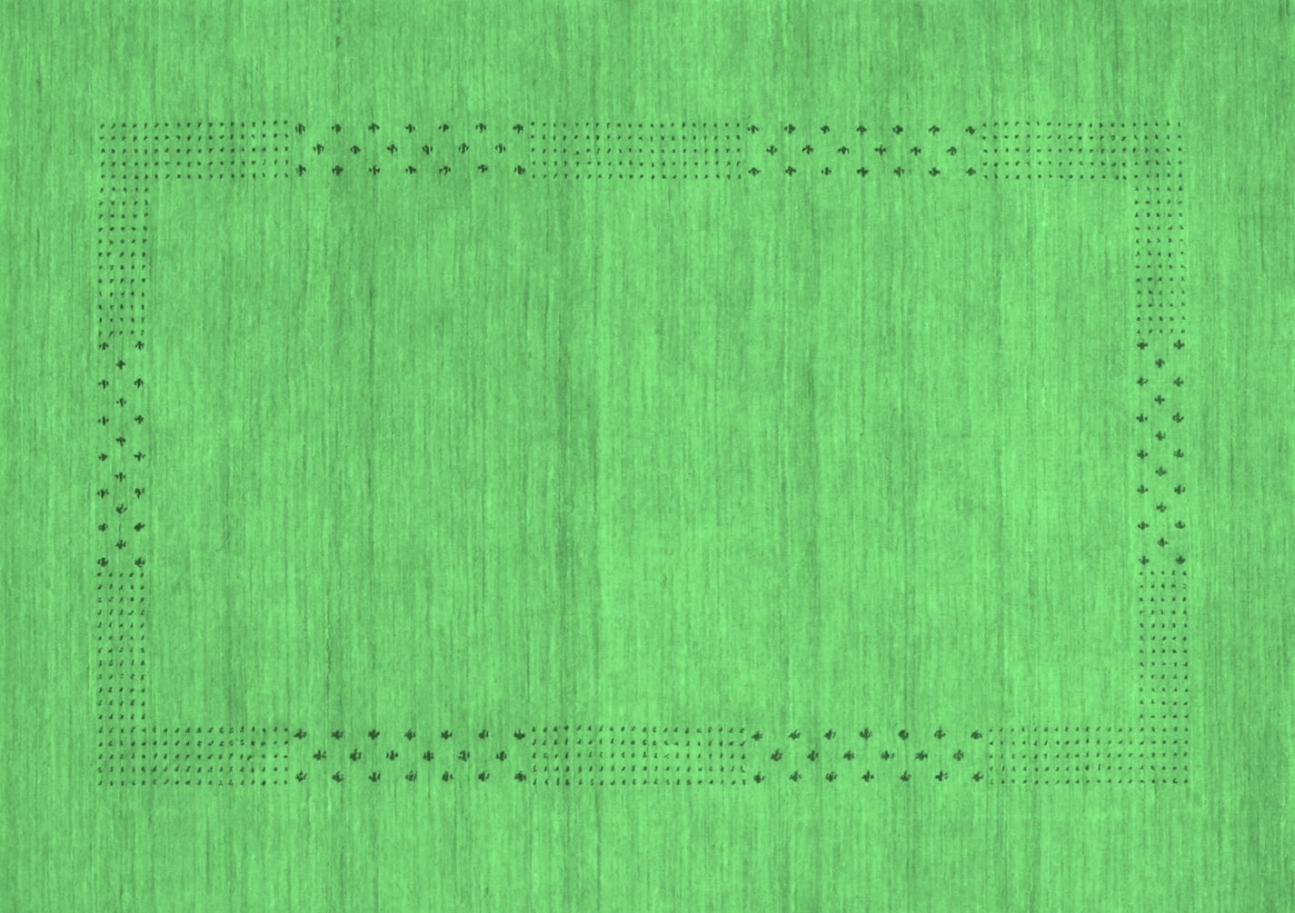 Ahgly Company Indoor Rectangle Abstract Emerald Green Contemporary Area ...