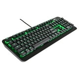 onn. Gaming Mechanical Keyboard with Blue Switches, Adjustable 16.8M ...
