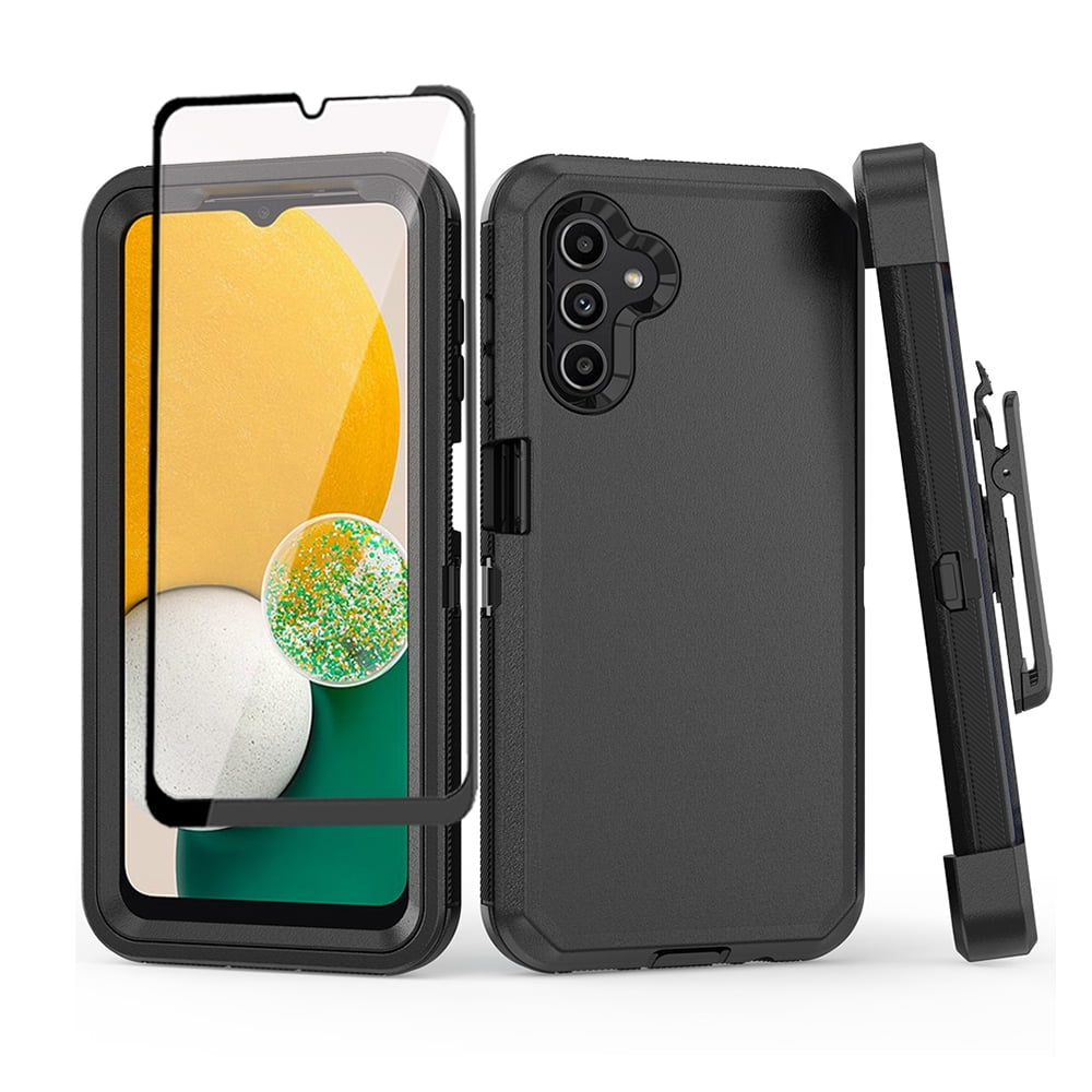 TASHHAR Samsung Galaxy A04S Case/A13 5G Case with Belt Clip Holster ...
