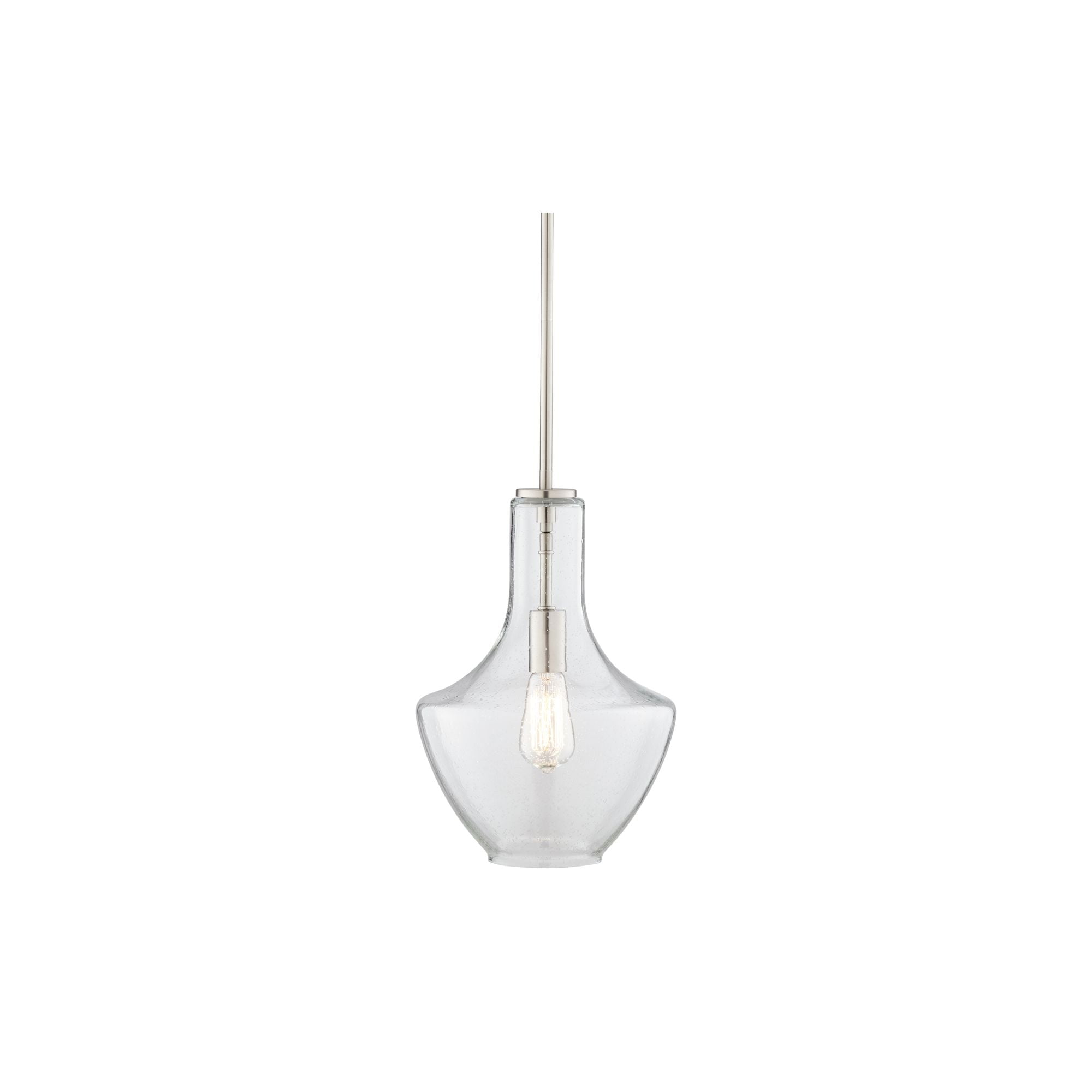 Kichler Everly 10 1 2 Wide Brushed Nickel Pendant Light