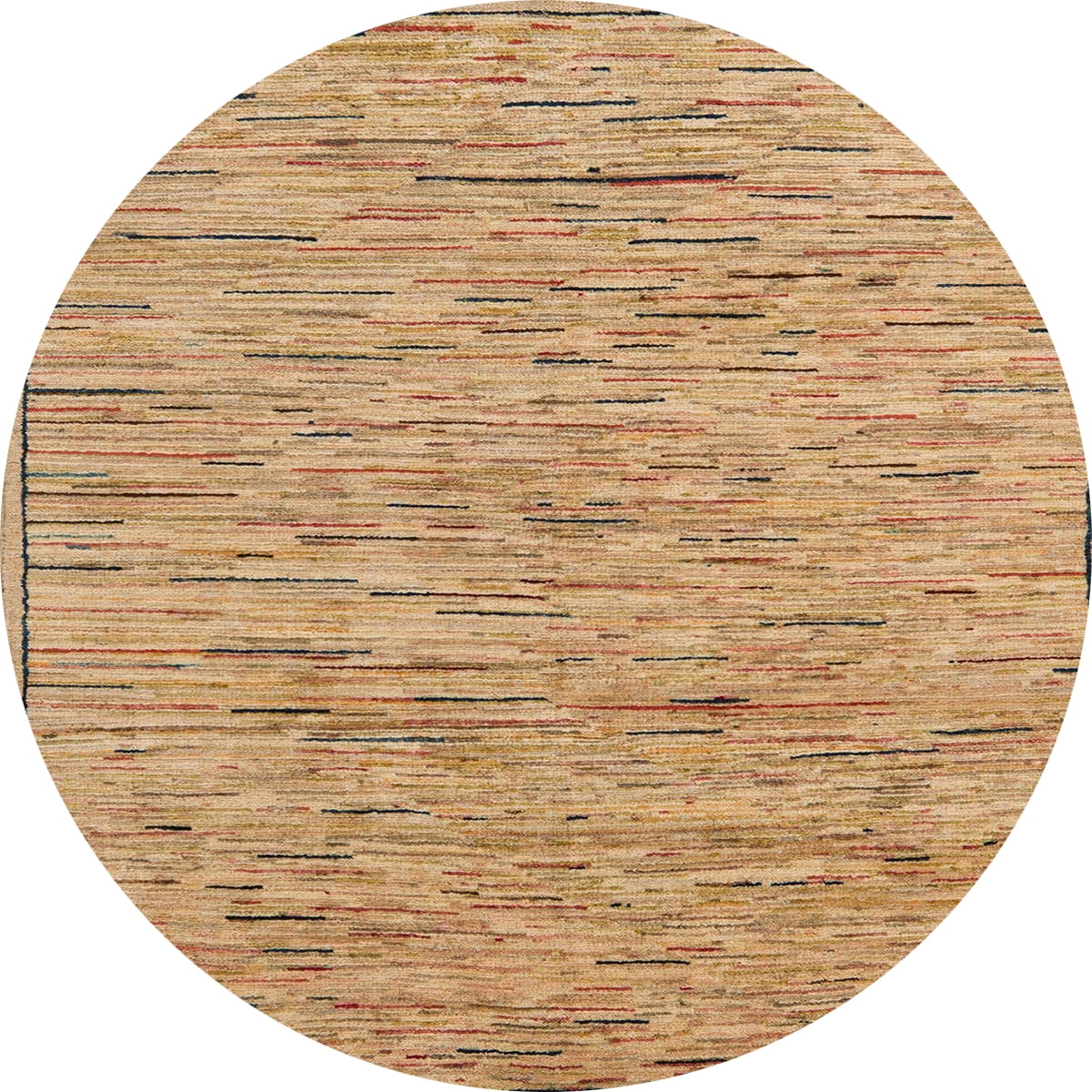 Ahgly Company Indoor Round Abstract Chocolate Brown Abstract Area Rugs ...