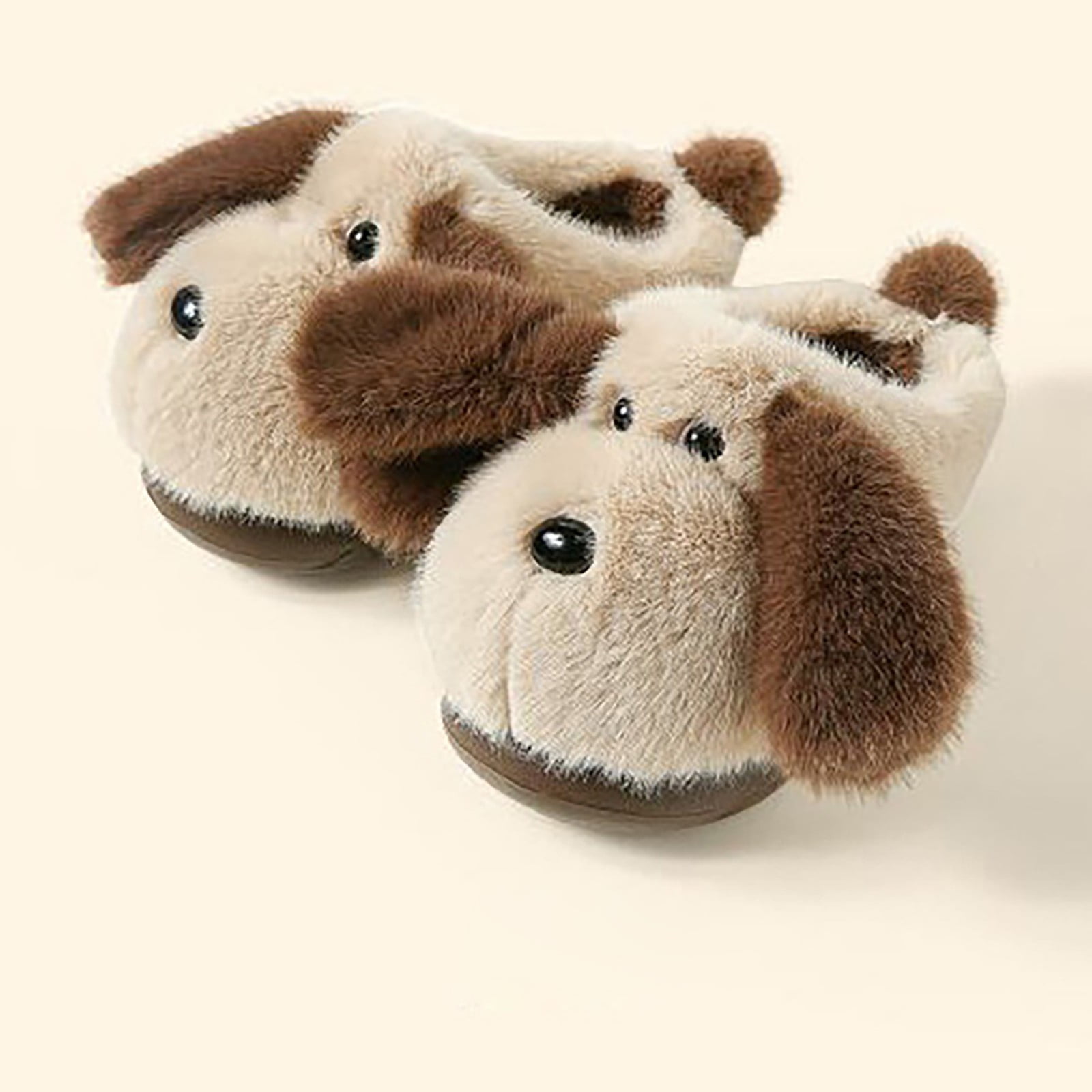 Click here for Ximin Kid Boys Girls Fuzzy Dog Slippers Soft Faux... prices