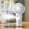 Diceymbol Misting Fan Portable Fan with Mist,Mini Fan Small Handheld ...