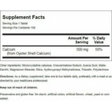 Nature's Blend Oyster Shell Calcium Tablets, 500 mg, 100 Count ...