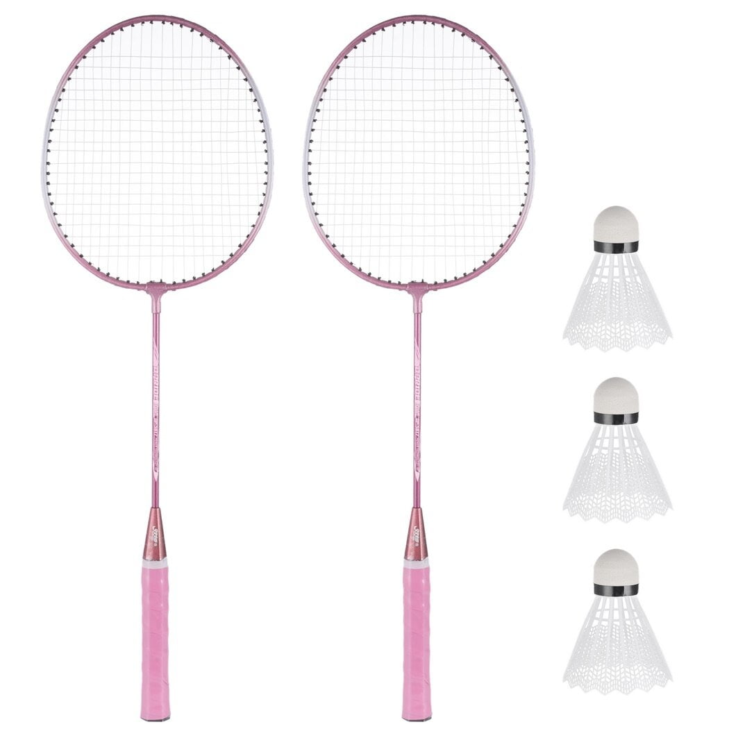 Badminton Rackets Shuttlecocks Set, 2 Carbon Fiber Badminton Rackets ...