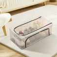 Hovmgk Transparent Foldable Shoe Storage Box, No-Install Design with ...