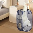 2 Pack Collapsible Pop Up Laundry Hamper, Large Capacity Mesh Laundry ...