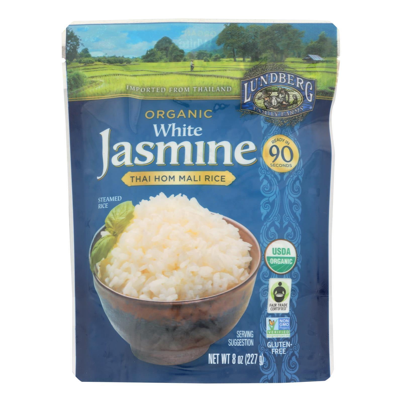Lundberg Family Farms Organic Thai Rice - White Jasmine - Case of 6 - 8 ...