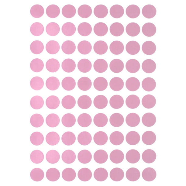 Royal Green Colored Labels 1/2 inch Pastel Pink Dot Stickers 13mm ...
