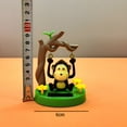 BESTSKY 2Pcs Solar Powered Dancing Toy Swinging Monkey Bobbleheads ...