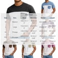 Aofany Short Sleeve Tee Shirts for Men Crewneck Button Down Mens T ...