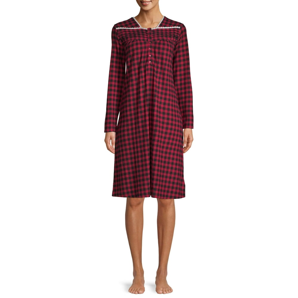 Hanes - Hanes Women?s Long Sleeve Sleep Gown - Walmart.com - Walmart.com Hanes - Hanes Women?s Long Sleeve Sleep Gown - Walmart.com - Walmart.com
