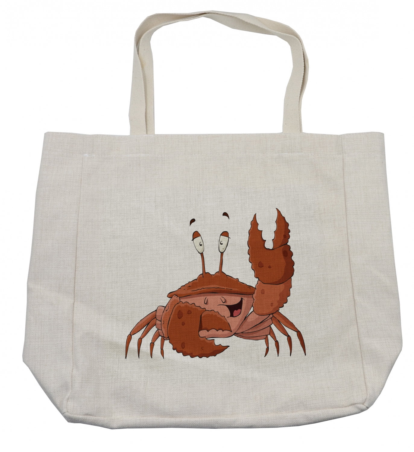 Crabs Shopping Bag, Friendly Chela Arthropod Waving His Nipper Greeting ...