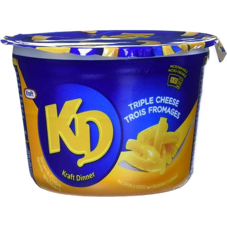Kraft Dinner Snack Cups Variety Pack, Original and Three Cheese ...