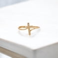 ELANZAA JEWELS- Premium Gold Filled 925 Silver Fine Cross Design Ring ...