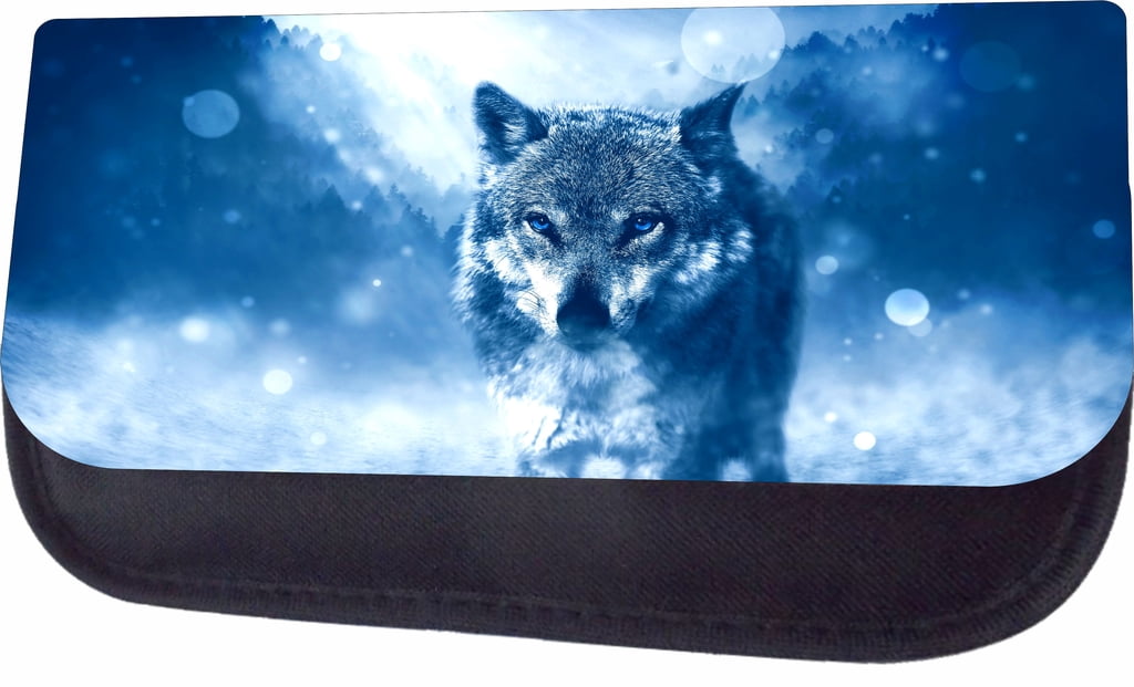 Arctic Wolf Black Pencil Bag - Pencil Case - Walmart.com