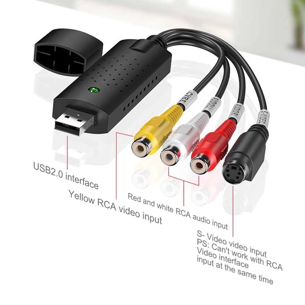 VHS VHS A Digital Converter USB 2.0 Convertidor de video Captura de ...