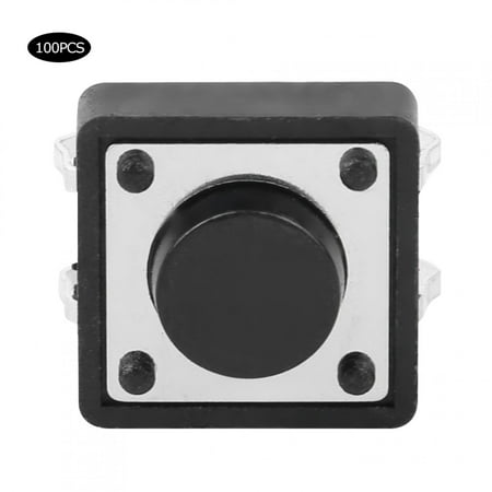 Greensen Mini Tact Switch,100pcs Momentary Tactile Push Button Switch ...
