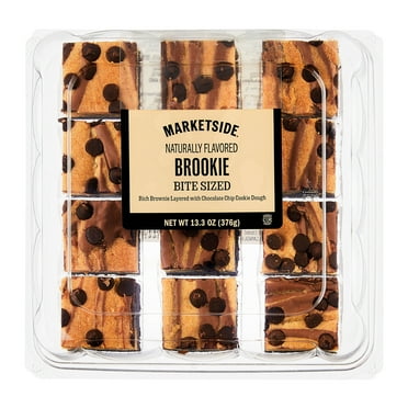 Marketside Bite Sized Chocolate Peanut Butter Swirl Brownies, 13.3 oz ...