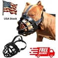 WANGBOY Pet Bite Mask A Soft Basket Silicone Cage Muzzle Allows Dogs To ...