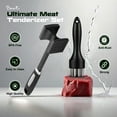 PortableOut Meat Tenderizer Mallet, Stainless Steel Hammer, Needle ...