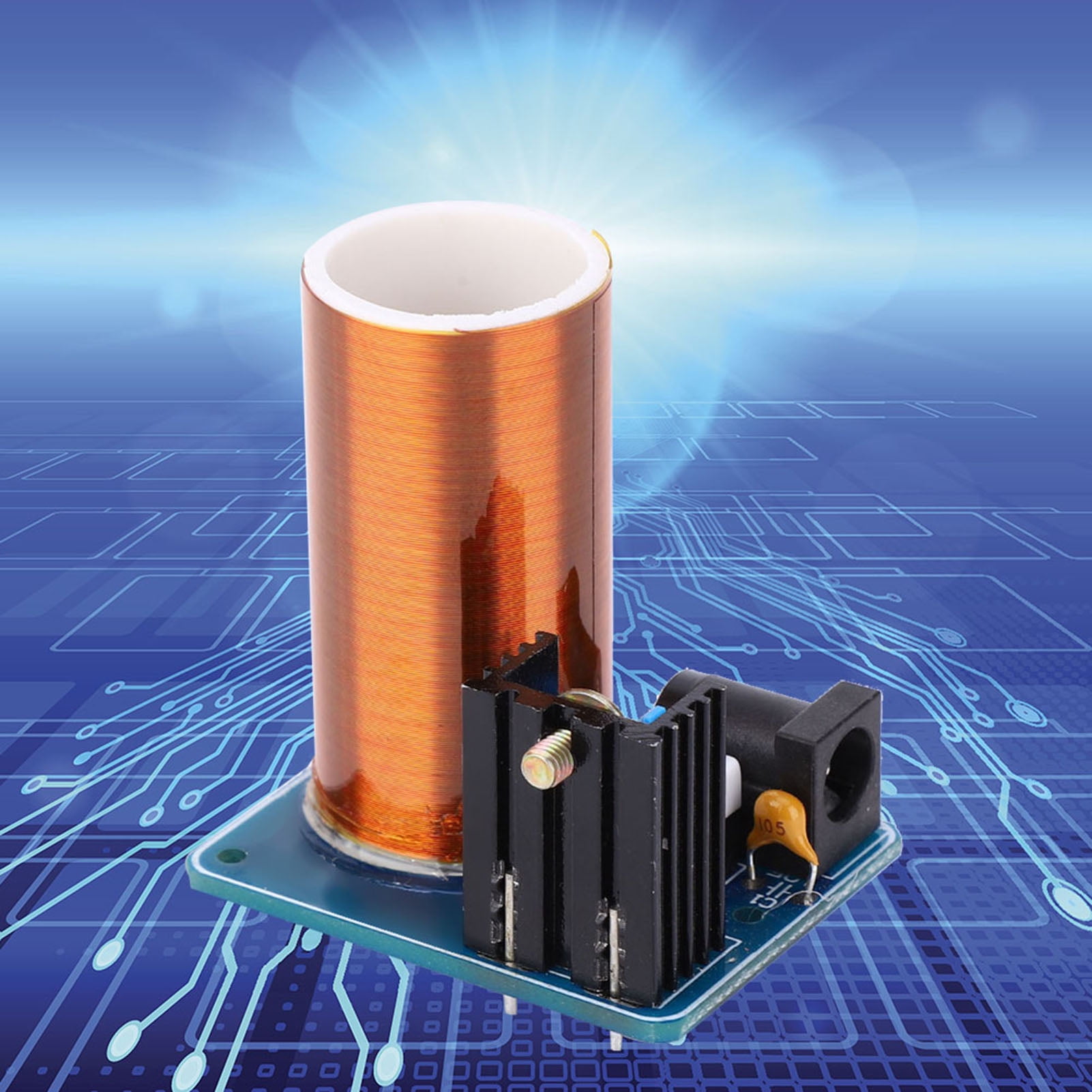 Bobina Tesla Electrónica, Mini Bobina Tesla Control Remoto Mini Bobina ...