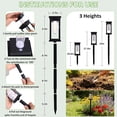 Bright Solar Pathway Lights Outdoor, 8 Pack Upgraded Solar Powered ...