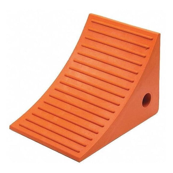 Checkers Wheel Chock,17" D,14" H,14" W,Orange UC1210 - Walmart.com