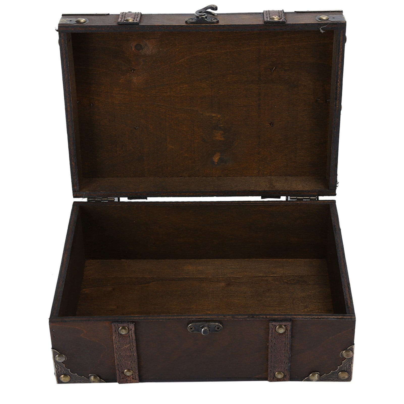 Click here for Loewten Vintage Wooden Pirate Treasure Chest Box W... prices