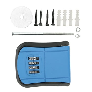 Key Lock Box - Key Safe Sturdy Wall Mount - Combination Lockbox - Large ...