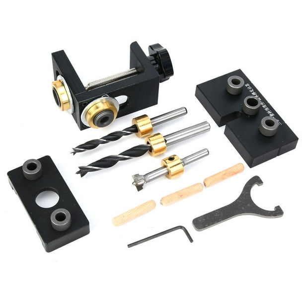 Dowel Hole Drilling Guide, Aluminum Rustproof Hole Puncher, Hole Jig ...