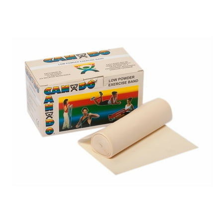 CanDo Low Powder Exercise Band, 6 yd Roll - Walmart.com