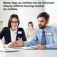 Dockapa Removable Name Tag Labels, 2.25" x 3.5", Multicolor, 10 Count ...